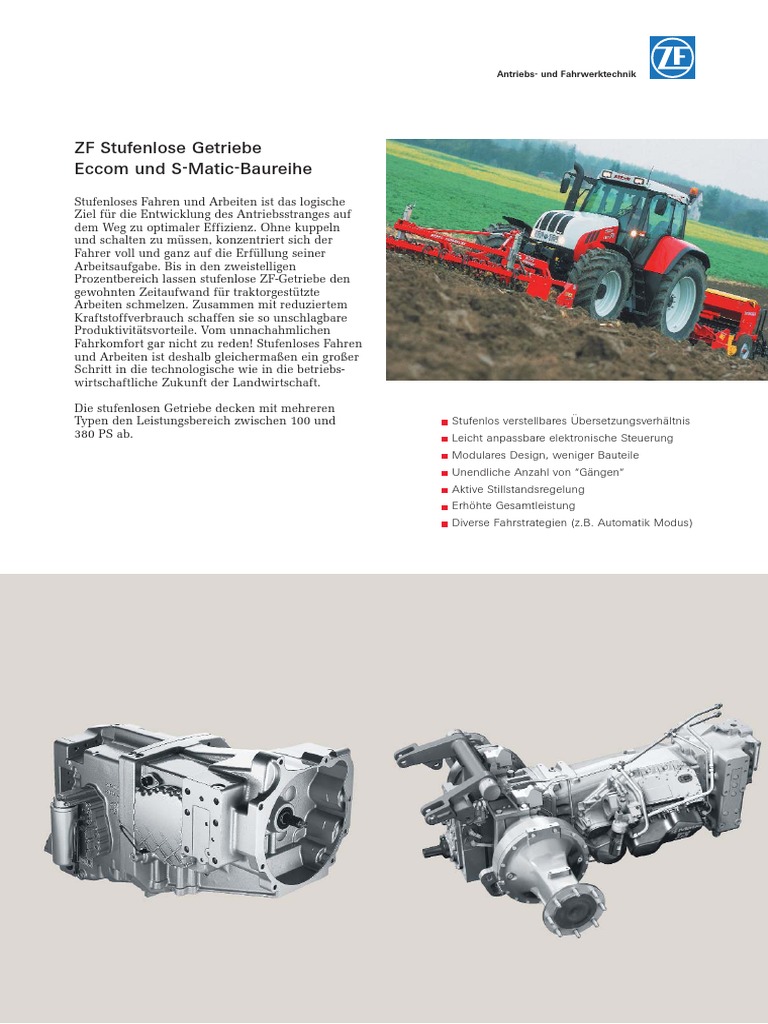 Modelos Caja Cambios ZF CVT | PDF