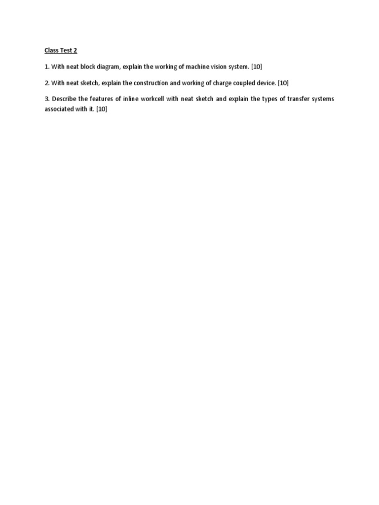 Class Test 2 | PDF | Computers