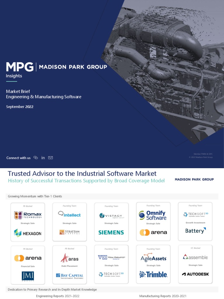 MPG Engineering and Manufacturing Software Market Brief - September 2022 | PDF | Product ...