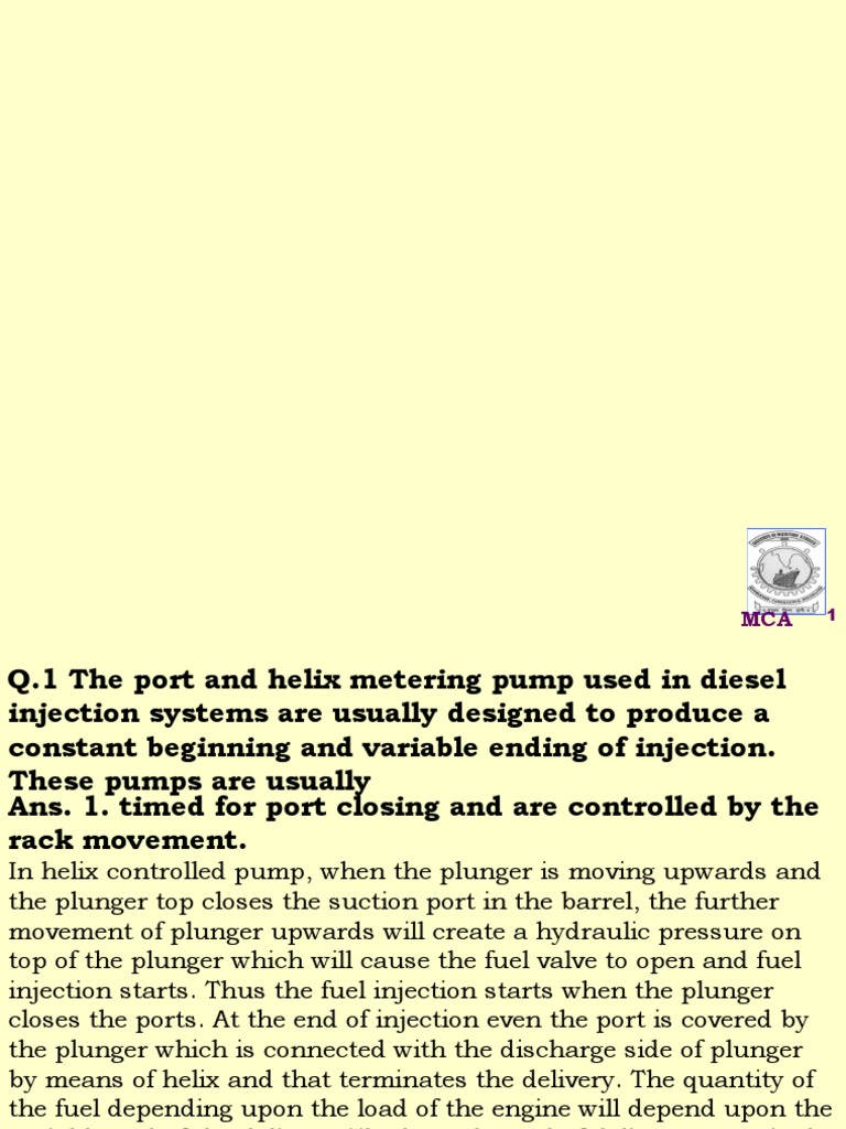 Fuel Injection Pump Mechanisms Explained | PDF | Fuel Injection | Pump