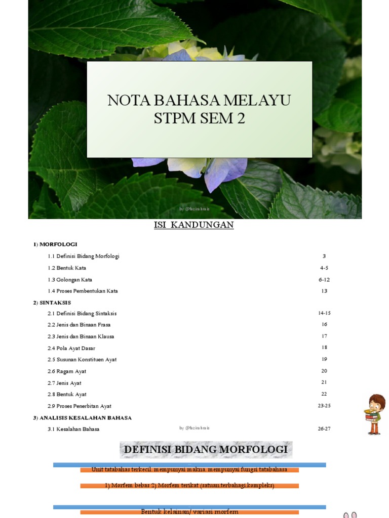 Nota Bahasa Melayu Stpm Sem 2 Pdf