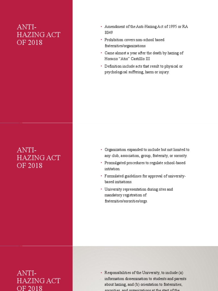 Ra 11053 | PDF | Fraternities And Sororities | Justice