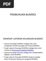 Contoh FORMAT LAPORAN TAHUNAN BUMDES | PDF