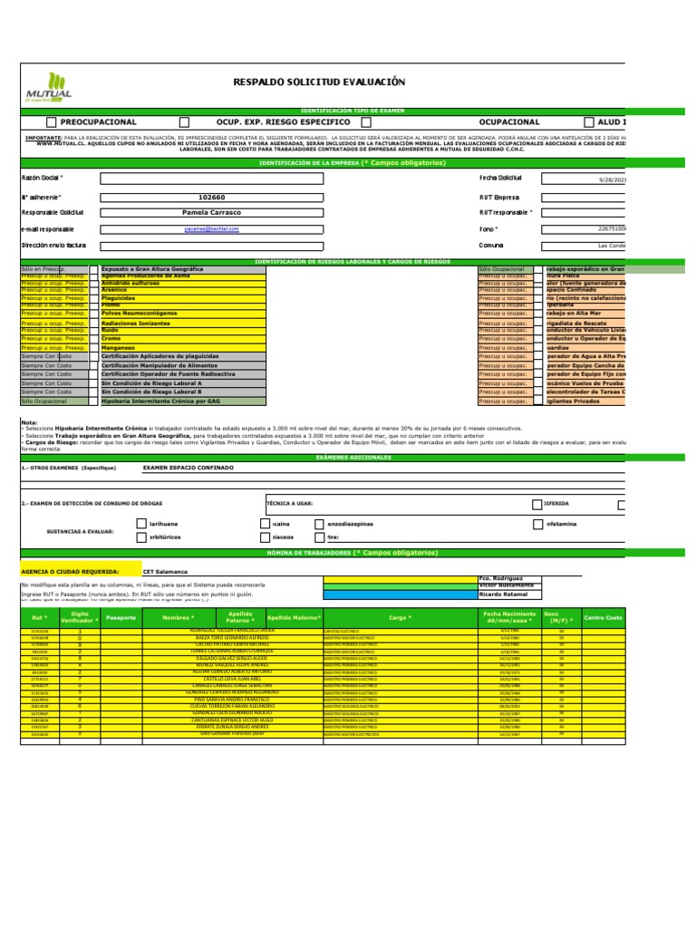 Formato Mutual - EPC 3 - 011021 14x14X Francisco Rodriguez | PDF | Química