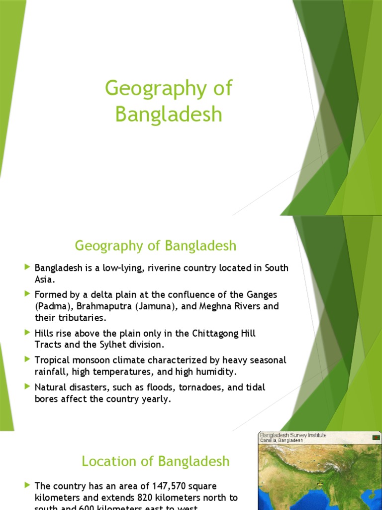 Geography of Bangladesh | PDF | Earth Sciences | Physical Geography