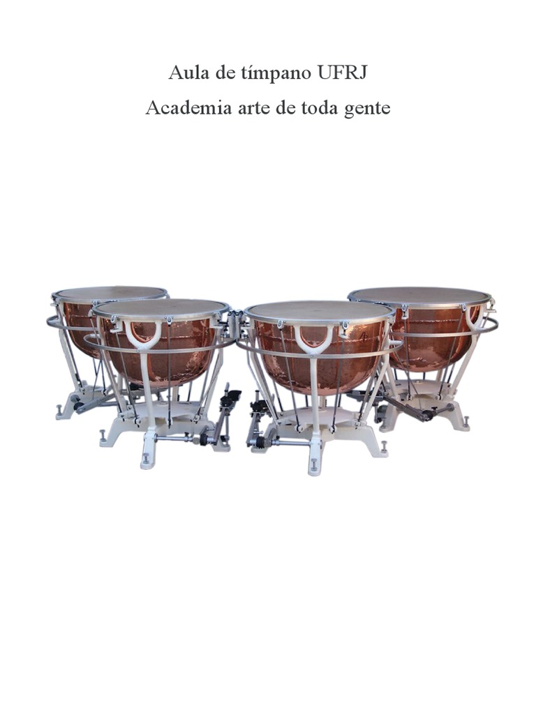 Aula de Timpanos | Download grátis PDF | Tambor | Orquestras