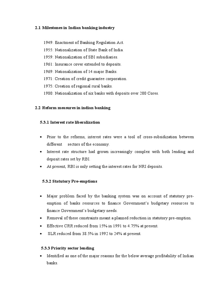 Milestones in Indian Banking History | PDF | Reserve Bank Of India | Banks