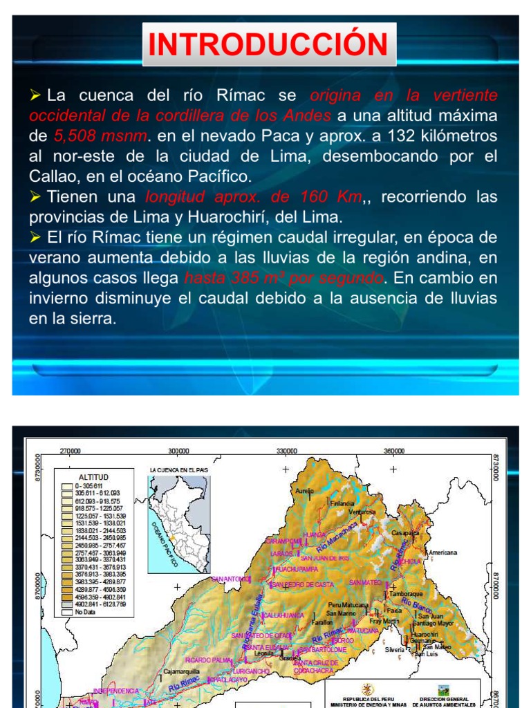 RIO RIMAC | Río | Ciencias de la Tierra