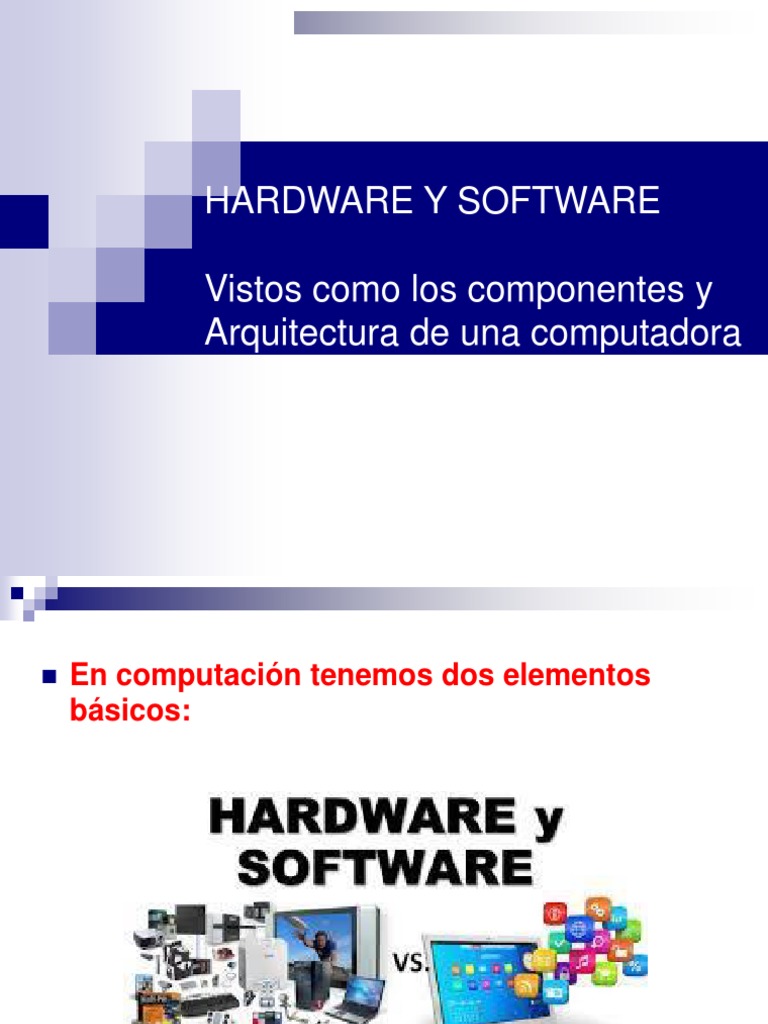 Tema 2. Hardware y Software | PDF | Hardware de la computadora | Almacenamiento de datos de la ...