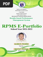 RPMS With ANNOTATIONS KRA 1 5 | PDF | Teachers | Learning