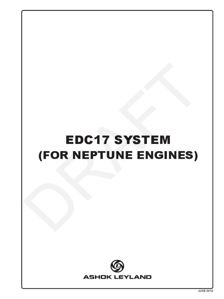 EDC 17 System for Neptune N4 CRS BSIV Engines Service Manual | PDF ...