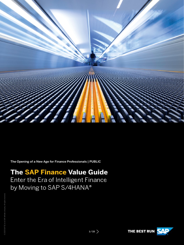 The SAP Finance Value Guide - Enter The Era of Intelligent Finance by ...