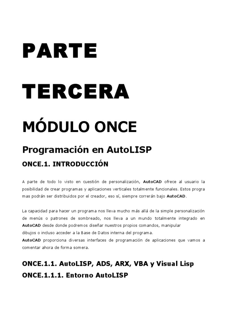 Programacion en AutoLisp | PDF | Lenguaje de programación | Trigonometría