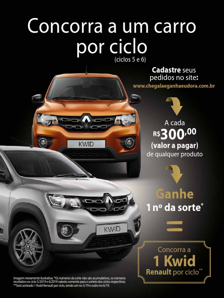 Concorra A Um Carro Por Ciclo: 1 Kwid | PDF | Fisiologia Animal ...