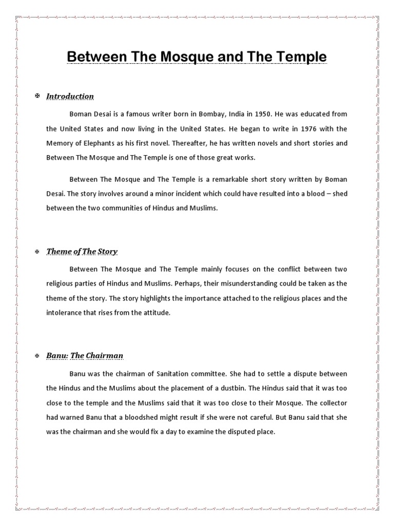 Between The Mosque and The Temple | PDF