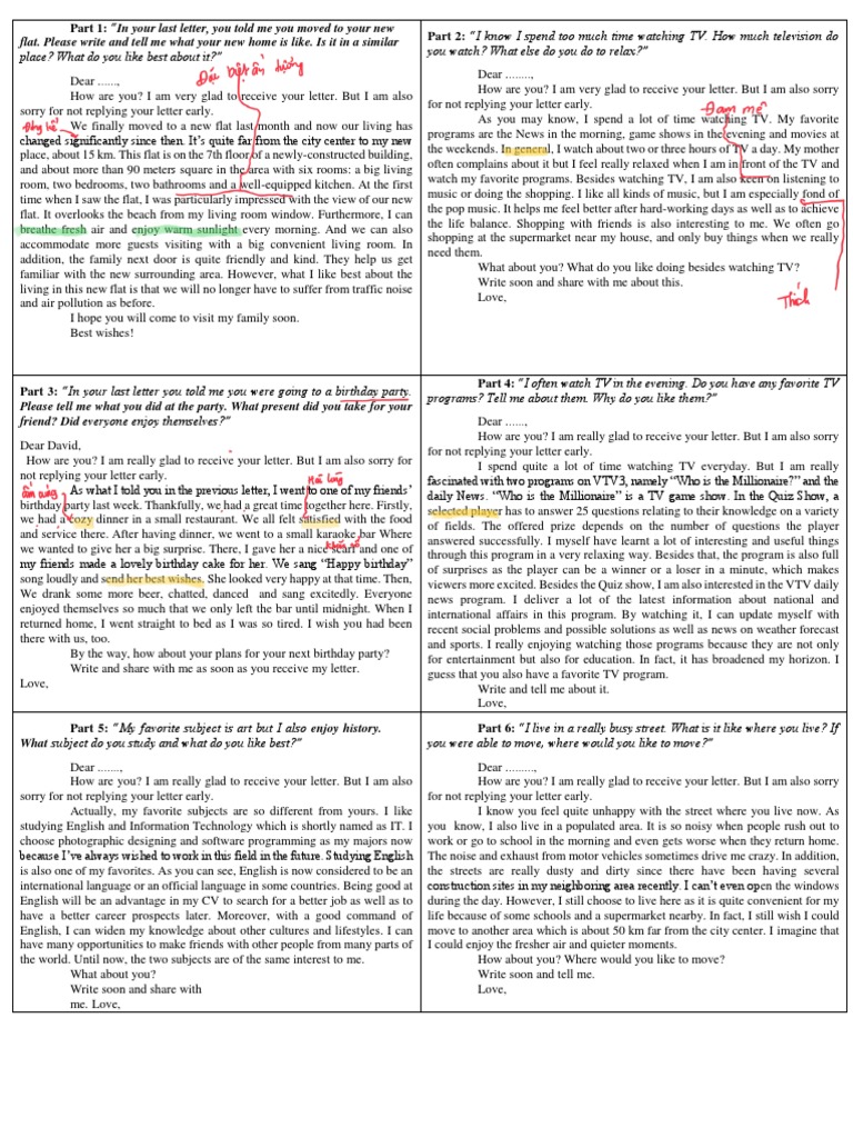 Writing Letter | PDF