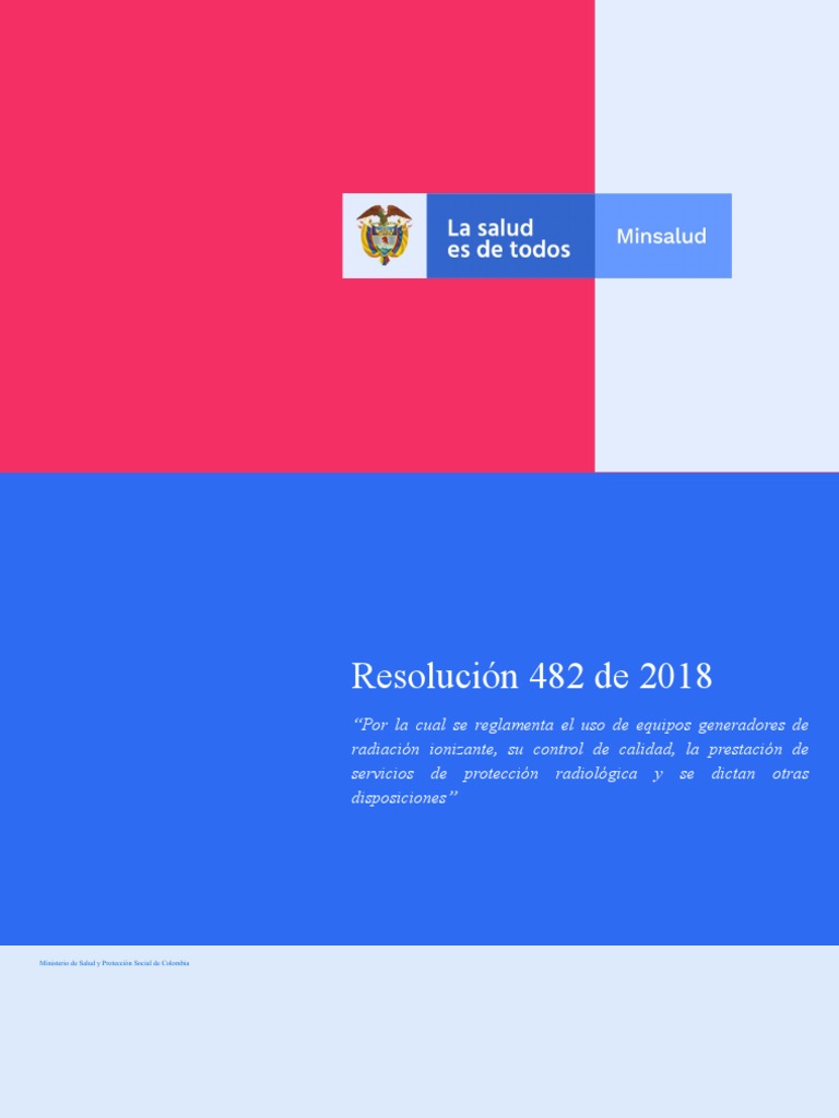 Presentación R 482 Prácticas Médicas | PDF | Radiología | Protección de ...