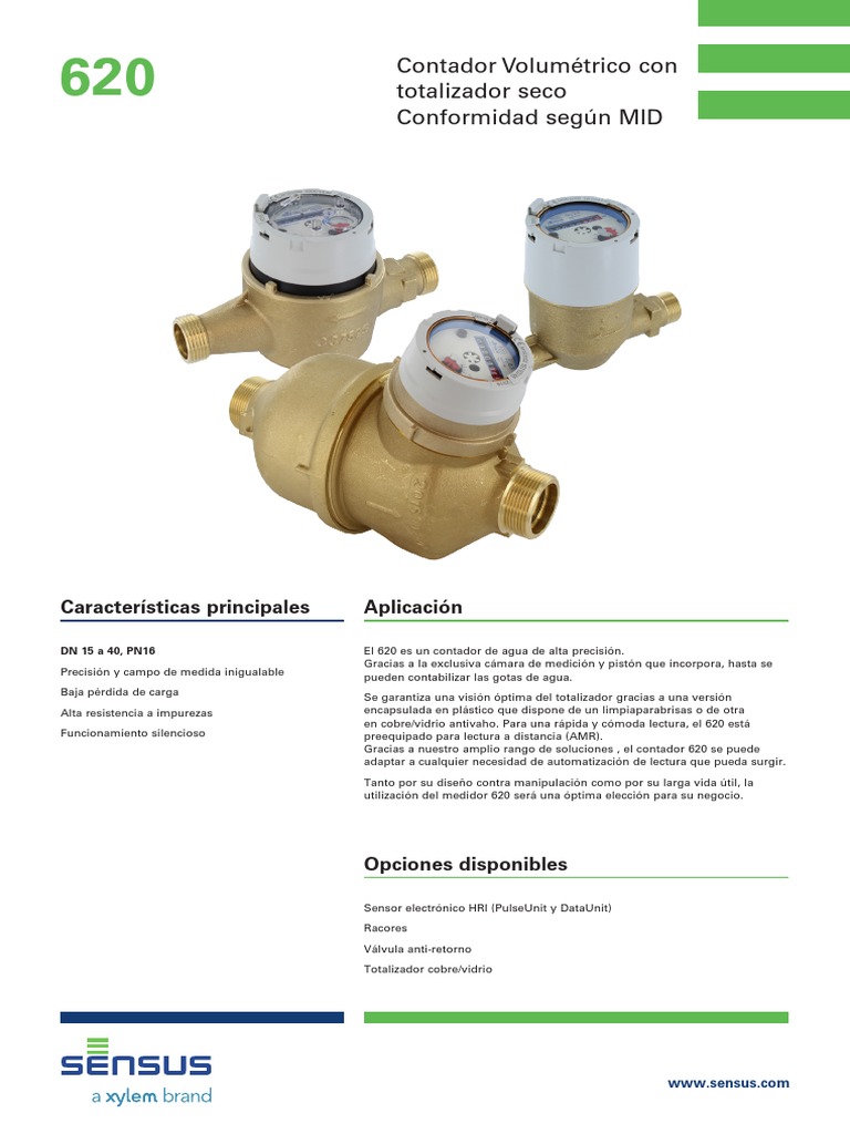 Macromedidor SENSUS | PDF | Materiales