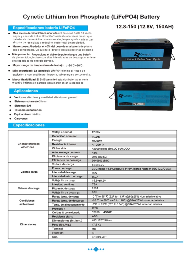 Data Sheet Battery 2 | PDF | Células Galvánicas | Cantidades fisicas