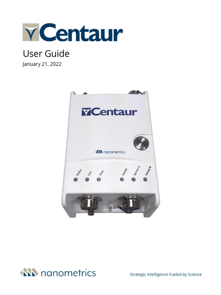 Centaur UserGuide 17935R13 | PDF | Computer Data Storage | Streaming Media