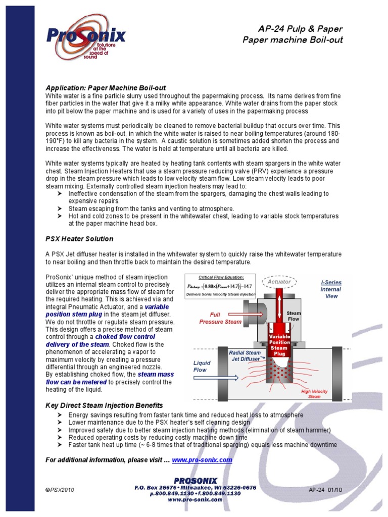 Paper Machine Boil Out Sparger | PDF | Steam | Water