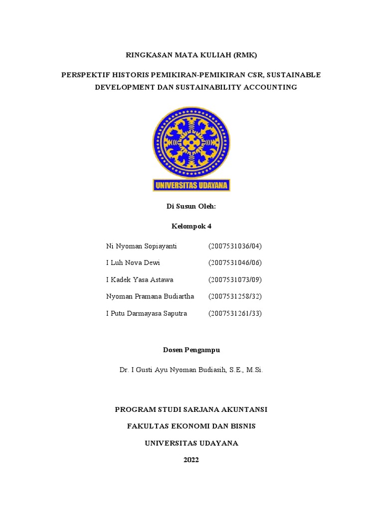 Kelompok 4 - RMK Akber-2 | PDF