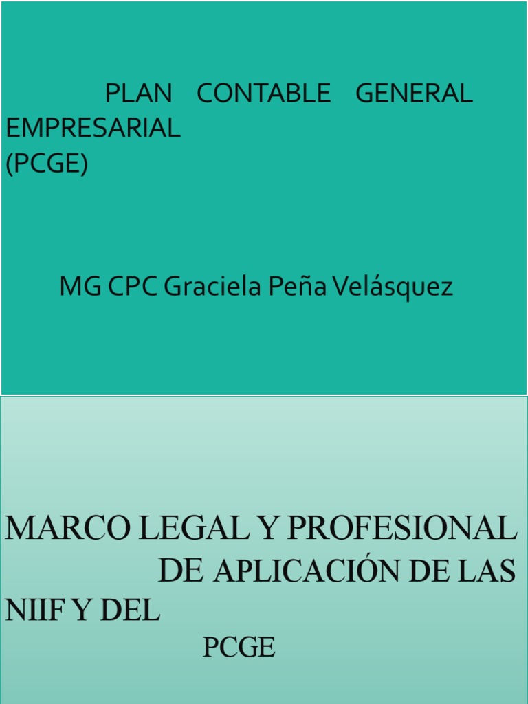 3º+sesión.. Pcge | PDF | Contabilidad | normas internacionales de ...