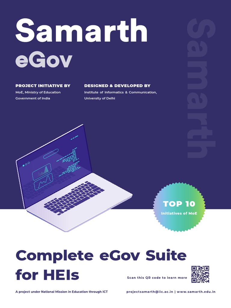 Samarth Egov Booklet | PDF | Modularity | Enterprise Resource Planning