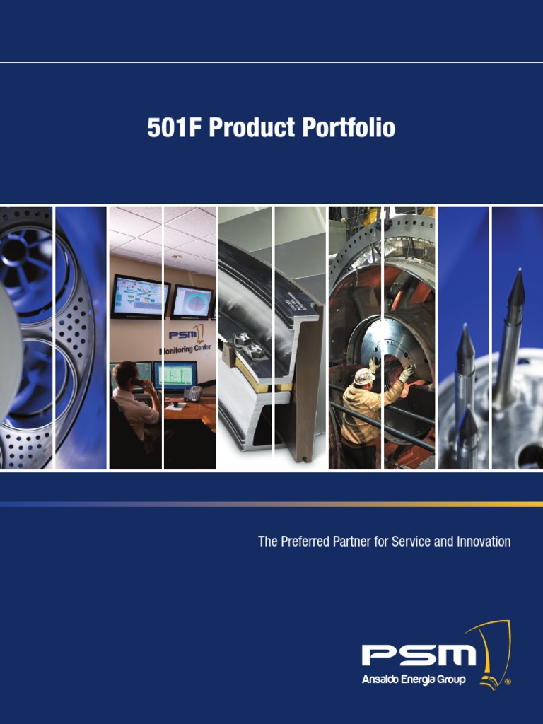 PSM 501F Catalog | PDF | Gas Turbine | Turbine