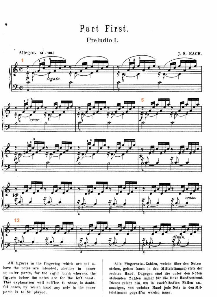 Bach - Preludio y Fuga | PDF