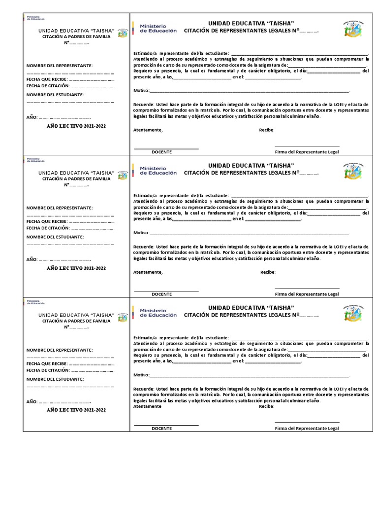 Citación A PPFF | PDF