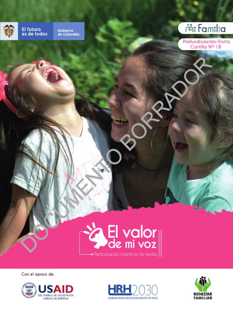 Cartilla 18 - VD - CProfund - Valor - Voz - Participación | PDF ...