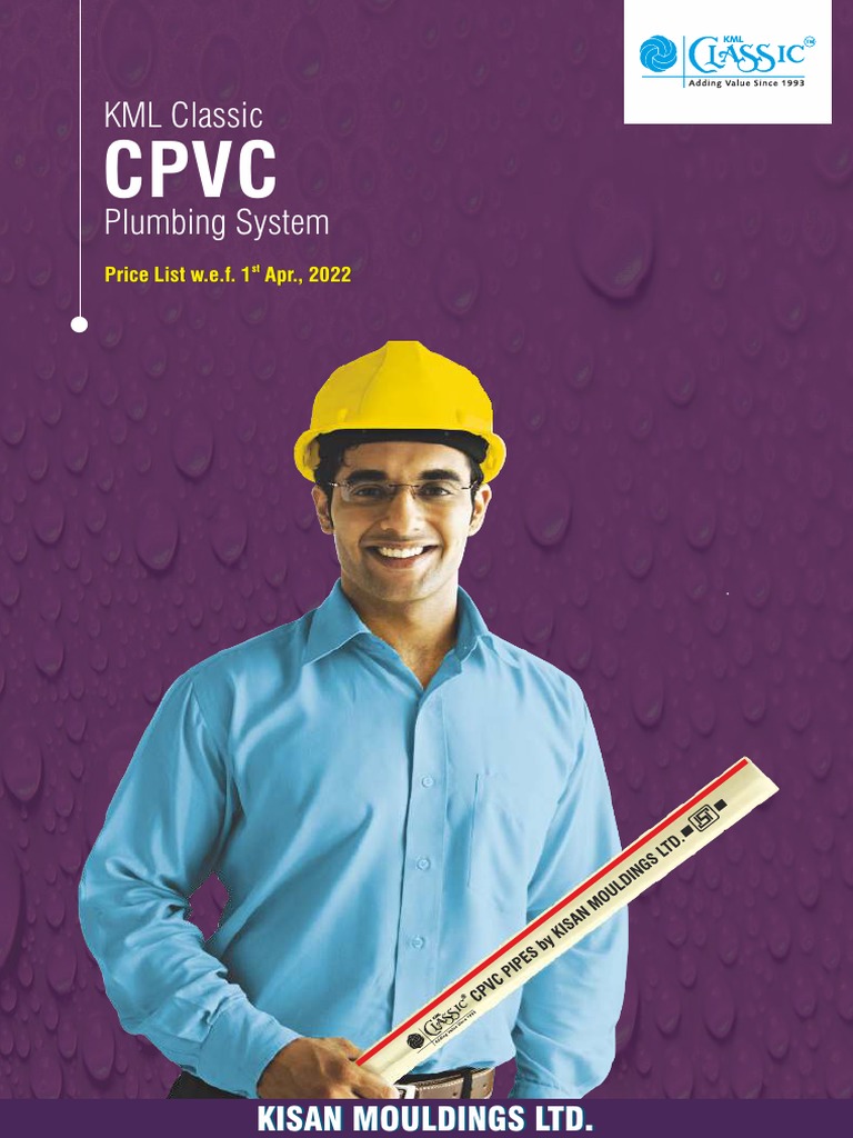 KML Classic CPVC Plumbing Price List | PDF | Pipe (Fluid Conveyance ...