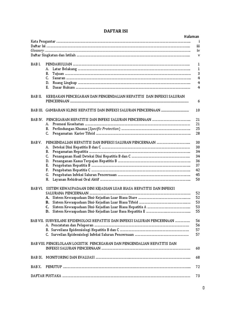 Draf Pedoman Manajemen P2 Hepatitis Dan Isp (5-8-2016) - Isi | PDF
