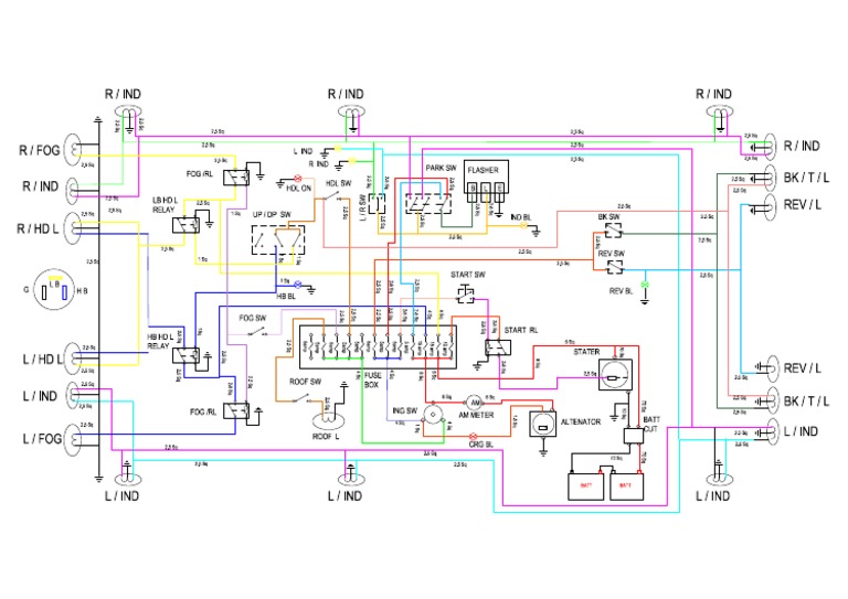 Crane Auto Wiring Schematic-Model | PDF