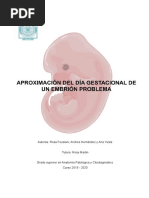 Origen Embrionario de Los Tejidos | PDF | Embrión | Biología del desarrollo