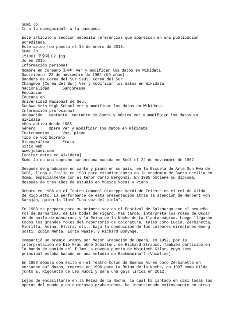 Sumi | PDF | Ópera | Música vocal