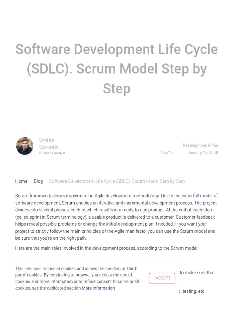 Scrum Methodology Phases Which Help in Agile SDLC Process - 5 Key Steps ...