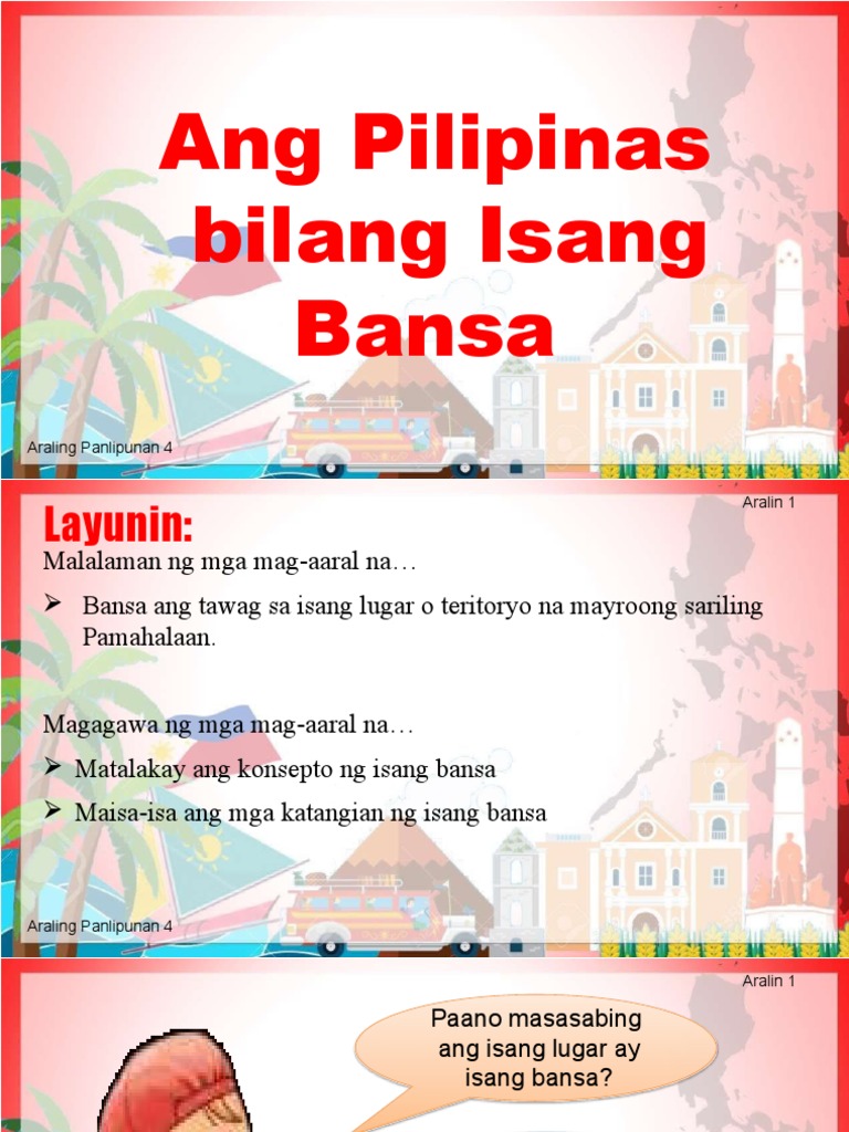 AP 4 - Ang Pilipinas Bilang Isang Bansa (Offline) | PDF