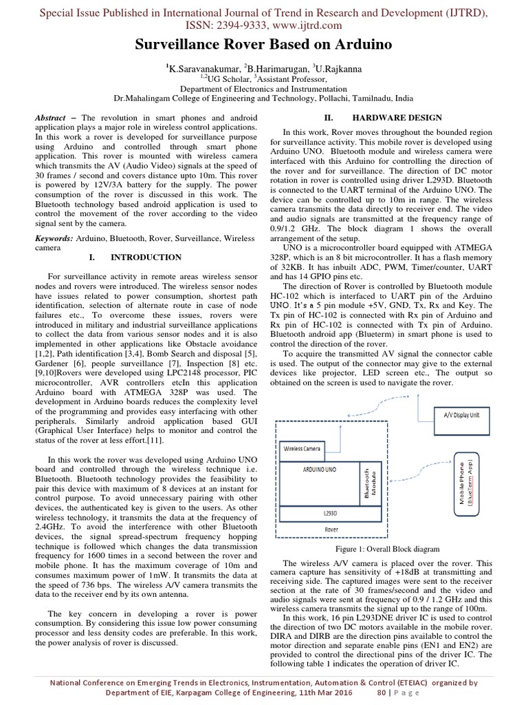 Rover | Download Free PDF | Wireless | Bluetooth