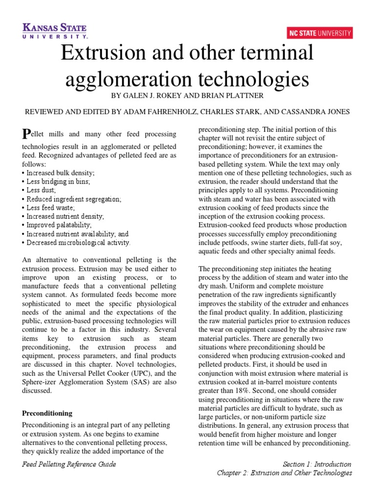 1-2 Extrusion | PDF | Extrusion | Mill (Grinding)