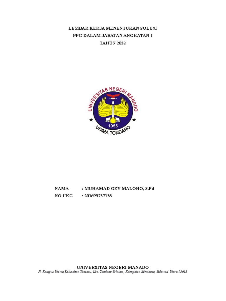 LK. 2.2 Menentukan Solusi - Ozy | PDF