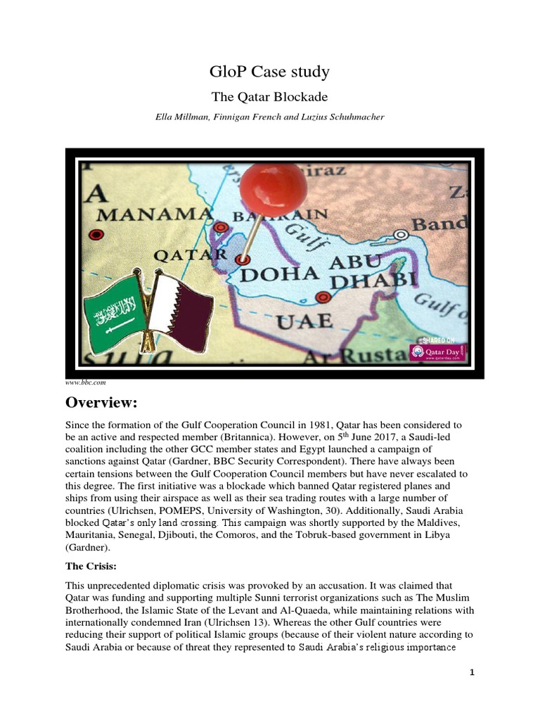 Case Study Ella Luzius and Finnigan | PDF | Gulf Cooperation Council ...