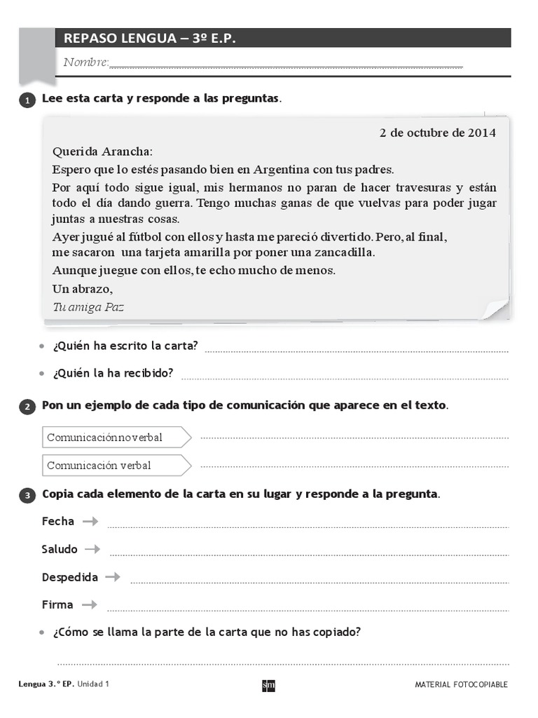 Repaso de Lengua 3º Ep | PDF | Lingüística | Morfología Lingüística