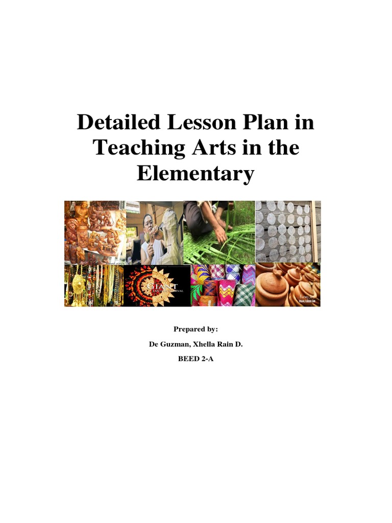 Grade 1 Folk Arts Lesson Plan | PDF | Coconut