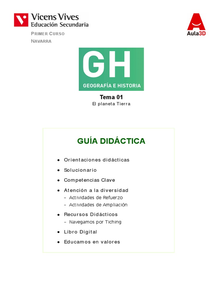 Guía GH VV | PDF | Universo | Tierra