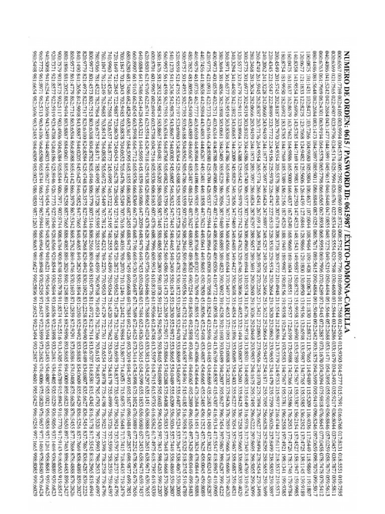 Codigos Epelsa | PDF