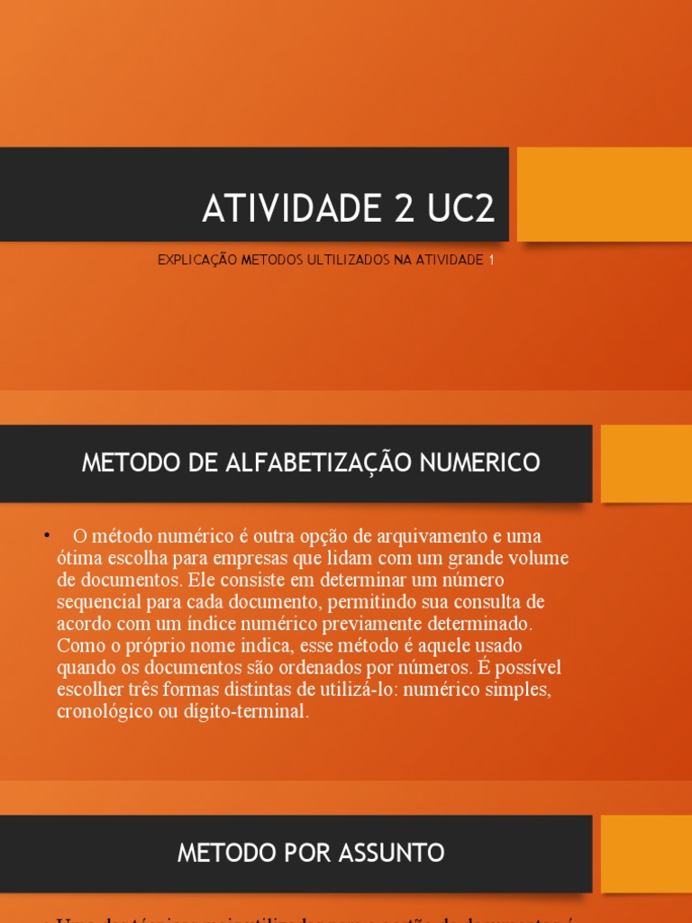 ATIVIDADE 2 UC2 Power Point | PDF