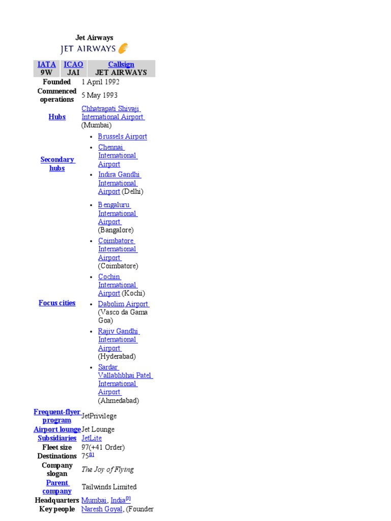 1 April 1992 5 May 1993: Iata Icao Callsign | PDF | Airlines | Aviation