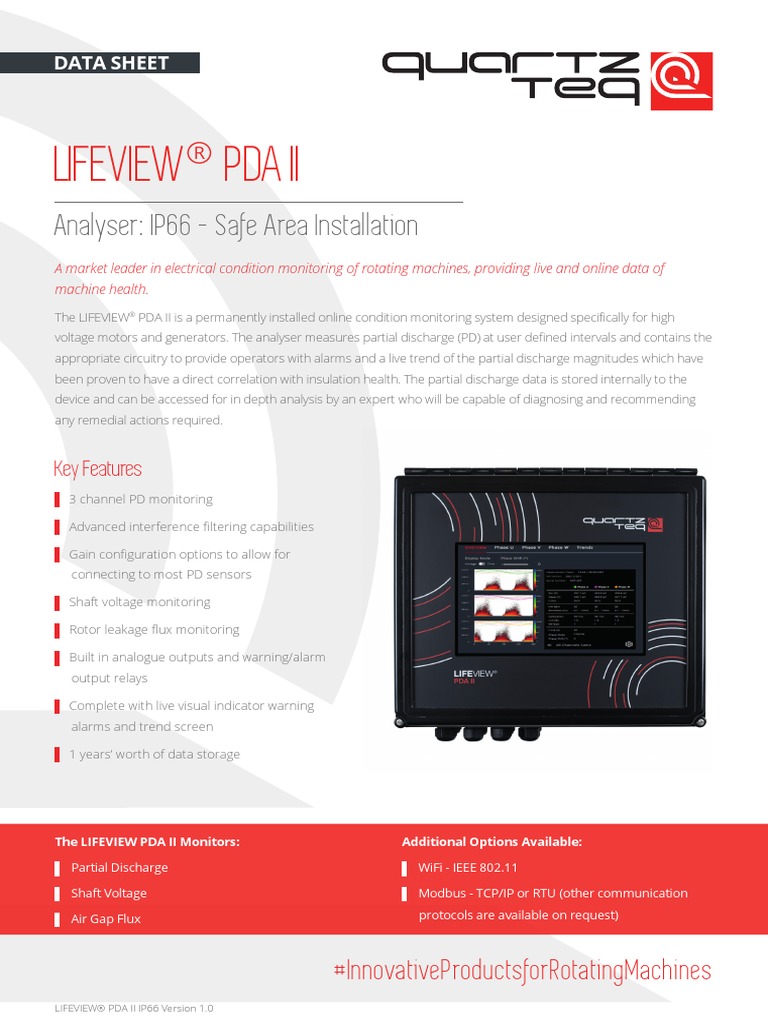 Lifeview Pda Ii Ip66 - Final Web | PDF | Electrical Engineering ...